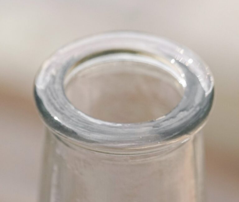 Bình Thuỷ Tinh Trong Suốt Miệng Nhỏ Tối Giản BL168 | Flexdecor VN